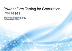 Freeman Explores Powder Flow Testing For Granulation In New eBook ...