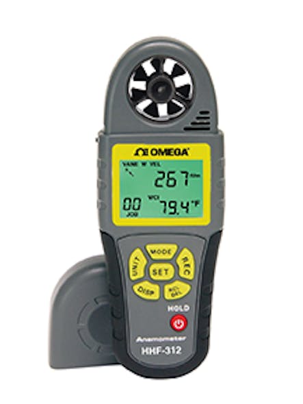 Instrumentation | Omega Introduces HHF-312 Anemometer | Chemical ...