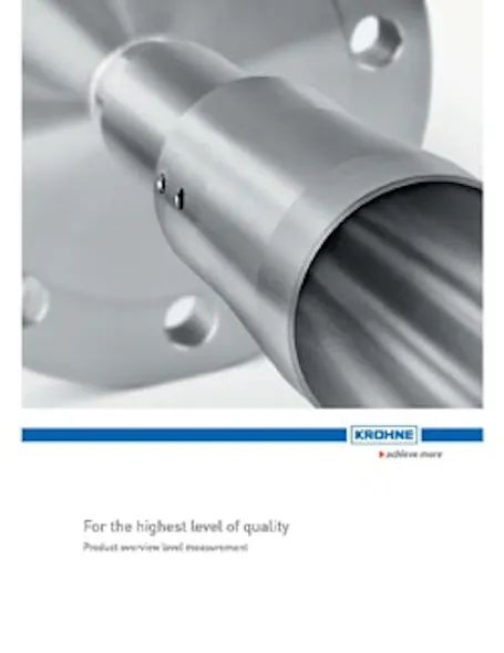 Automation & IT | Krohne Unveils Level Instrument Products Brochure ...