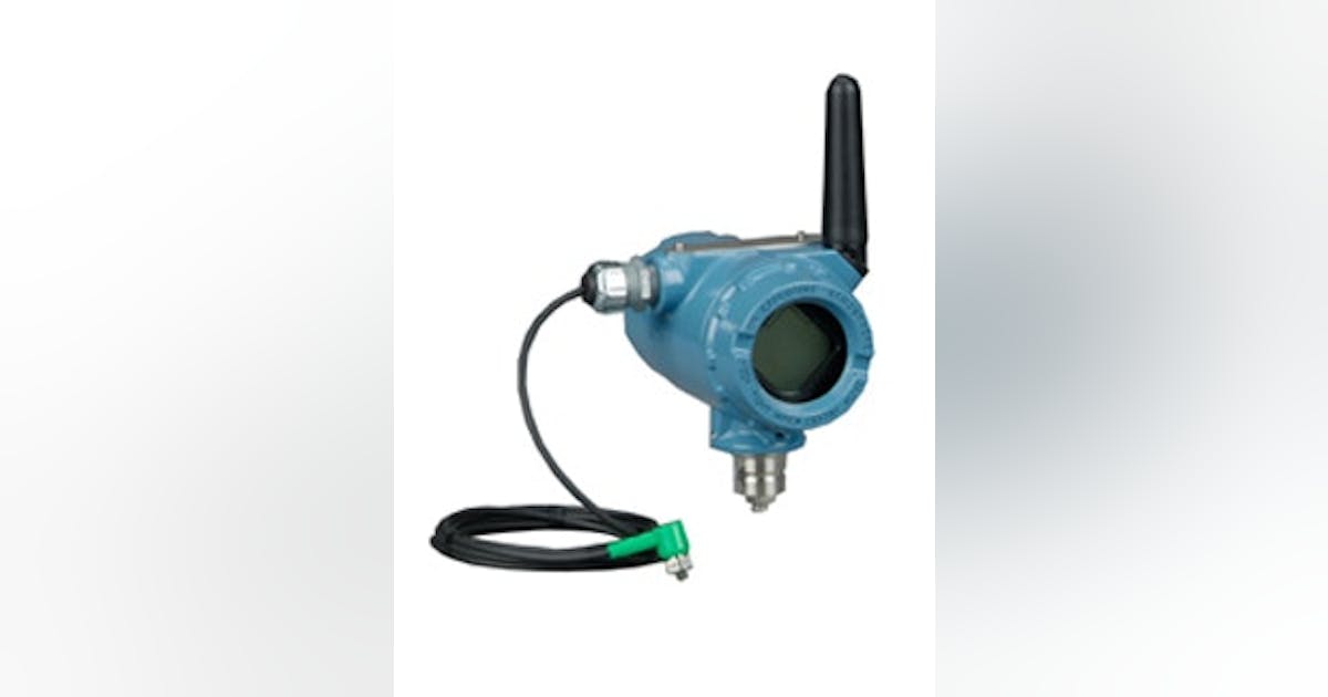 Wireless Vibration Transmitter Sends Direct Alerts | Chemical Processing Wireless Vibration Transmitter Sends Direct Alerts | Chemical Processing