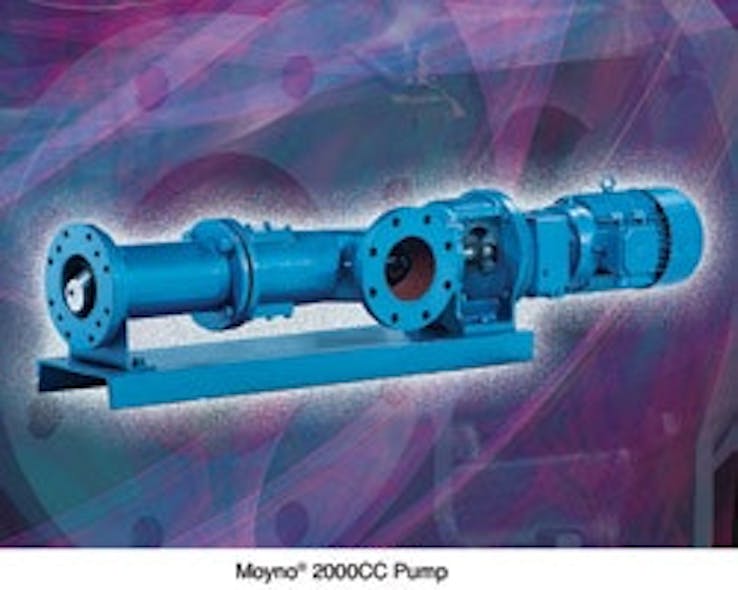 Pumps | Moyno Introduces The 2000 CC Pump | Chemical Processing ...