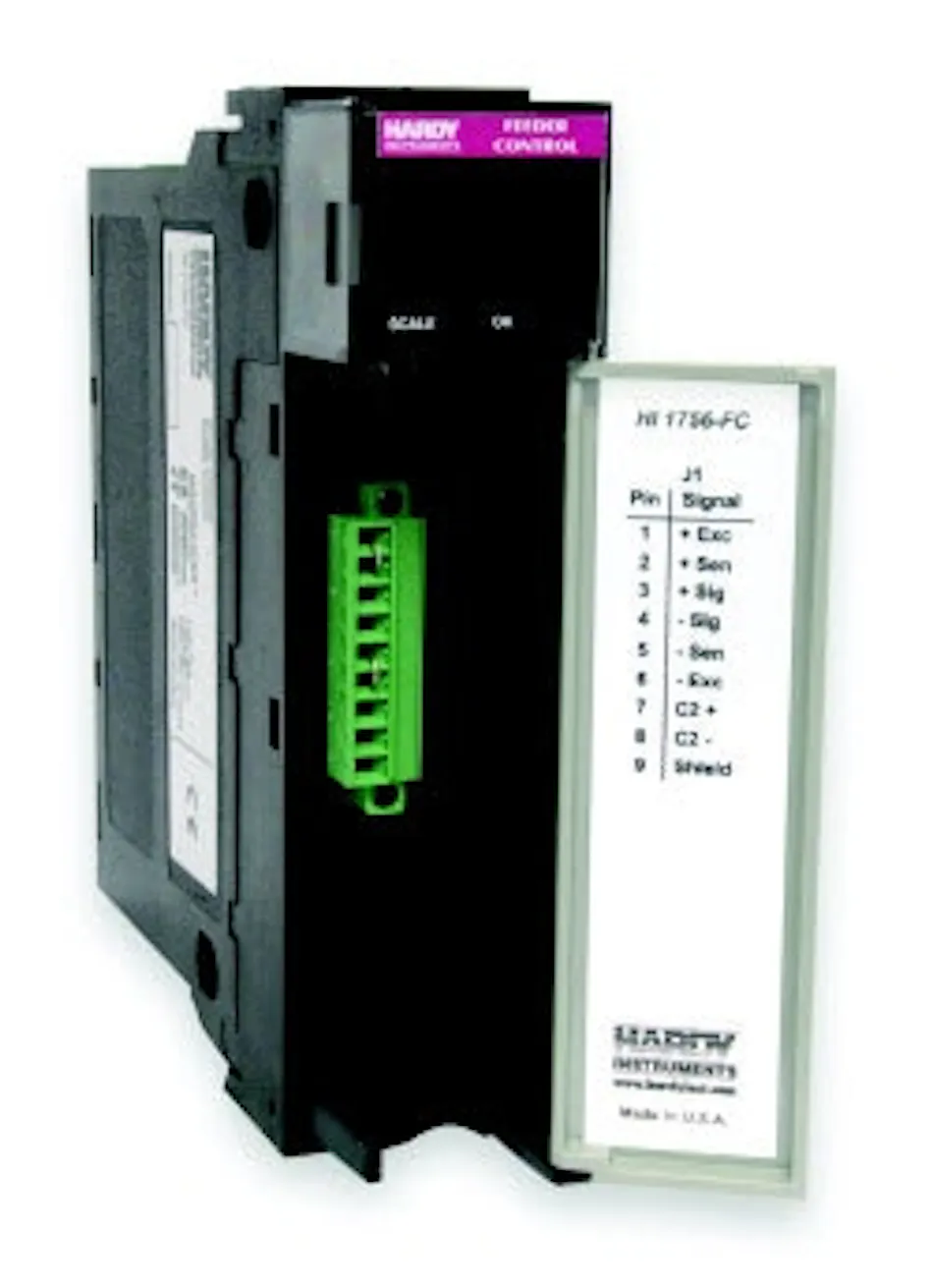 Powder & Solids | Hardy Introduces ControlLogixR Feeder Control Module ...
