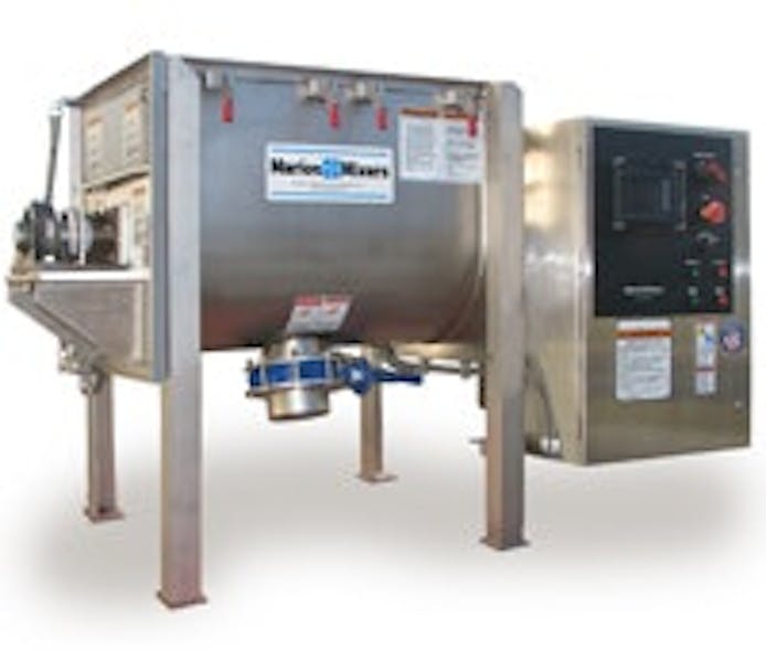 Chemical Powder and Solids | Horizontal Batch Mixer with Adjustable ...
